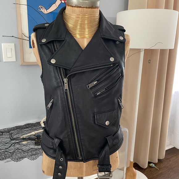 Truth and Pride | Jackets & Coats | Truth Pride Leather Moto Vest ...